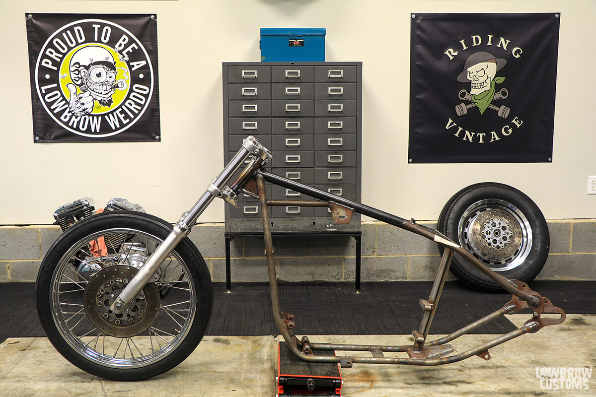 custom chopper frames