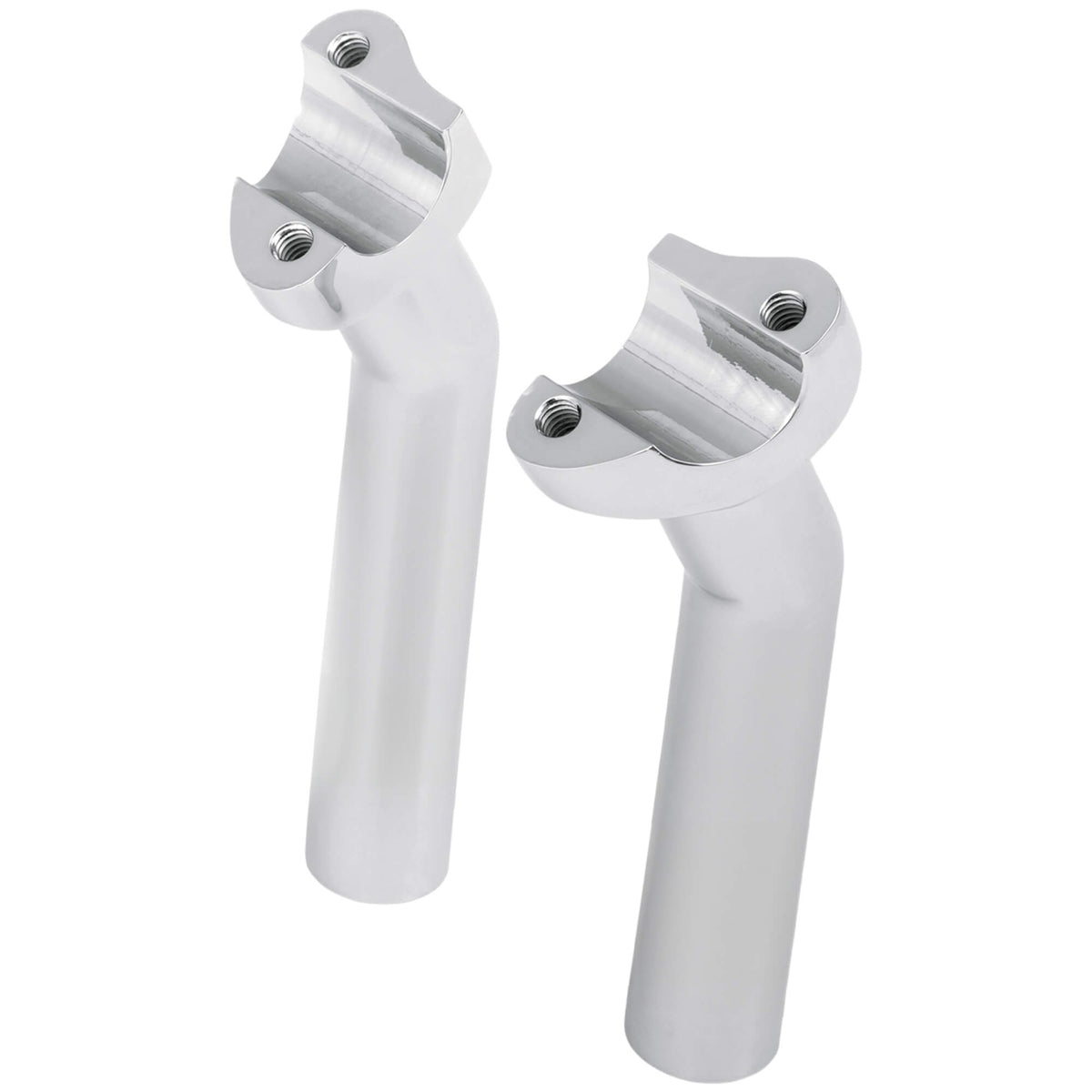 Drag Specialties 4-1/2 inch Pullback Handlebar Riser Set - Chrome – Lowbrow Customs