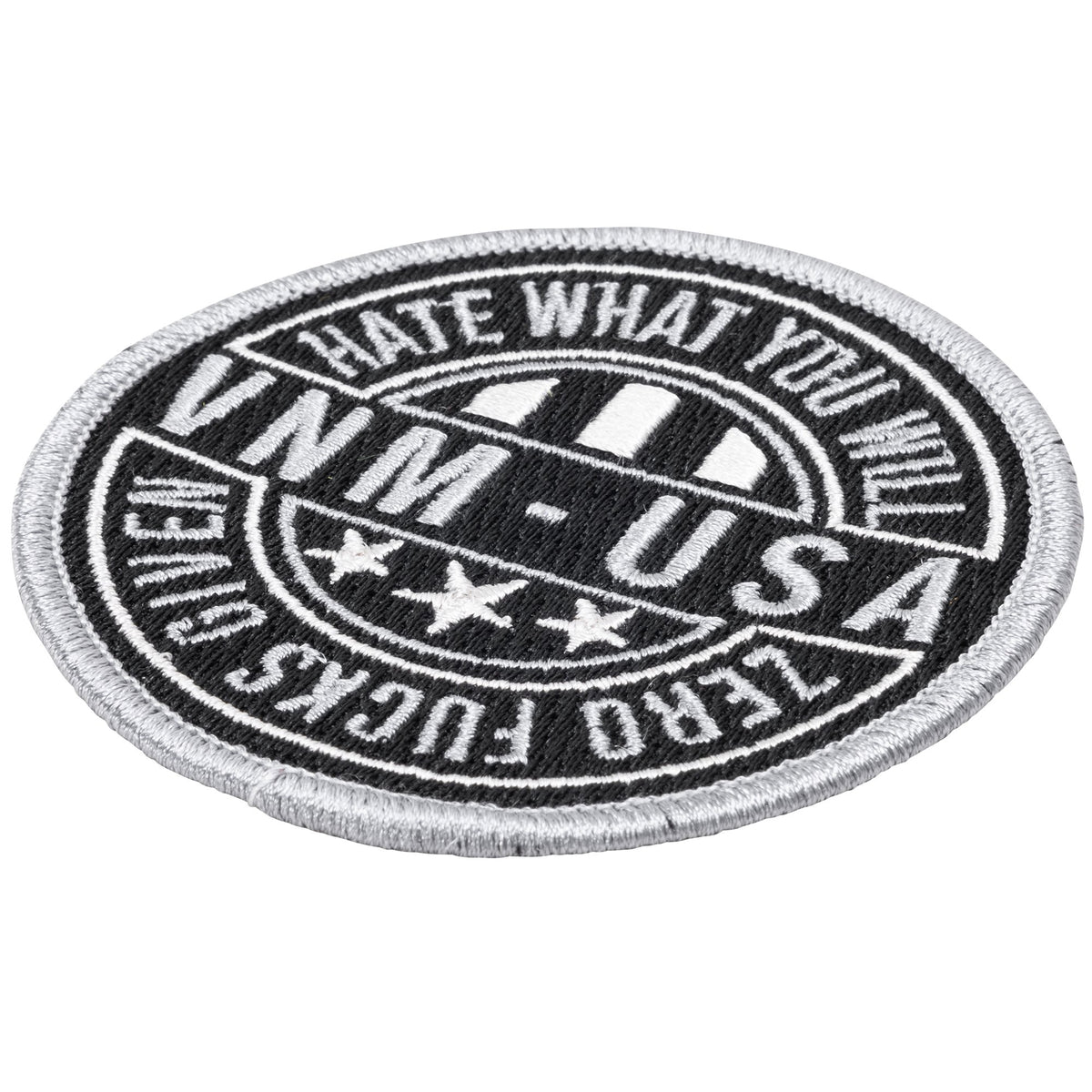 VNM VNM-USA Patch - Silver – Lowbrow Customs