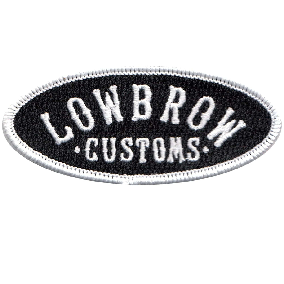 Lowbrow Customs Vintage Arched Logo Patch