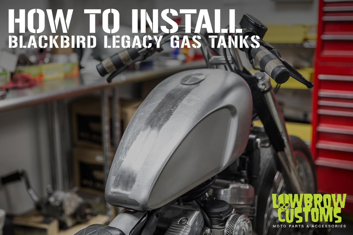 How To Install: Cycle Standard Blackbird Legacy Gas Tanks On A Harley ...