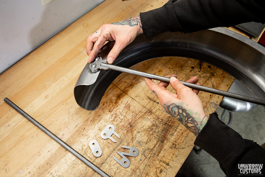 How to Make Custom Motorcycle Fender Struts for Hardtail Choppers & Bo ...