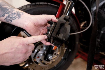 Knoble Tech Tips: How To Inspect & Change Harley Sportster Brake Pads ...