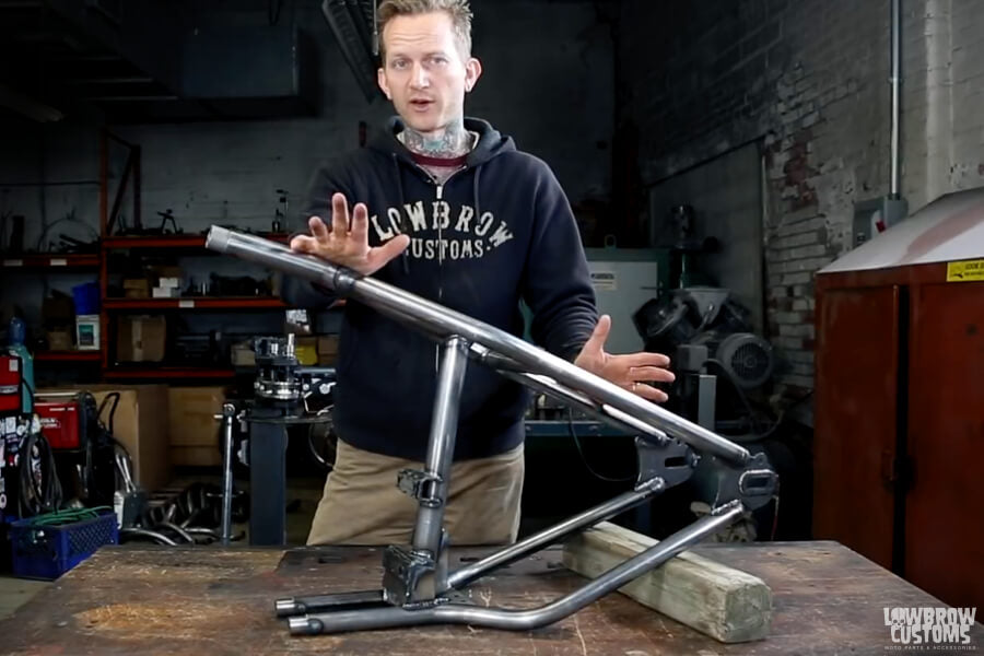 VIDEO: Review Weld-On Hardtail Rear Frame Section for 1982-2003 Harley ...