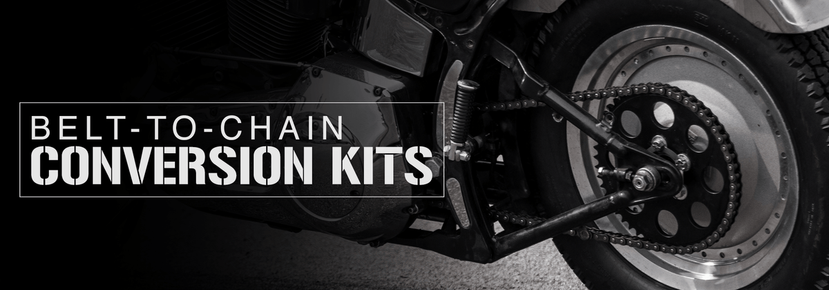 Sportster & Dyna Chain Conversion Kits - Lowbrow Customs