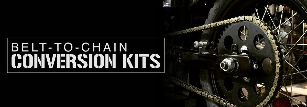 Sportster & Dyna Chain Conversion Kits - Lowbrow Customs