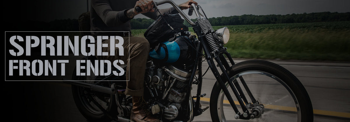 Custom Motorcycle Springer Forks: Premium Front End Parts for Your Ride ...