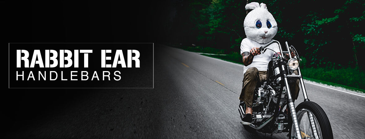 Rabbit Ear Handlebars - Standard Width & Narrow - By Lowbrow Customs