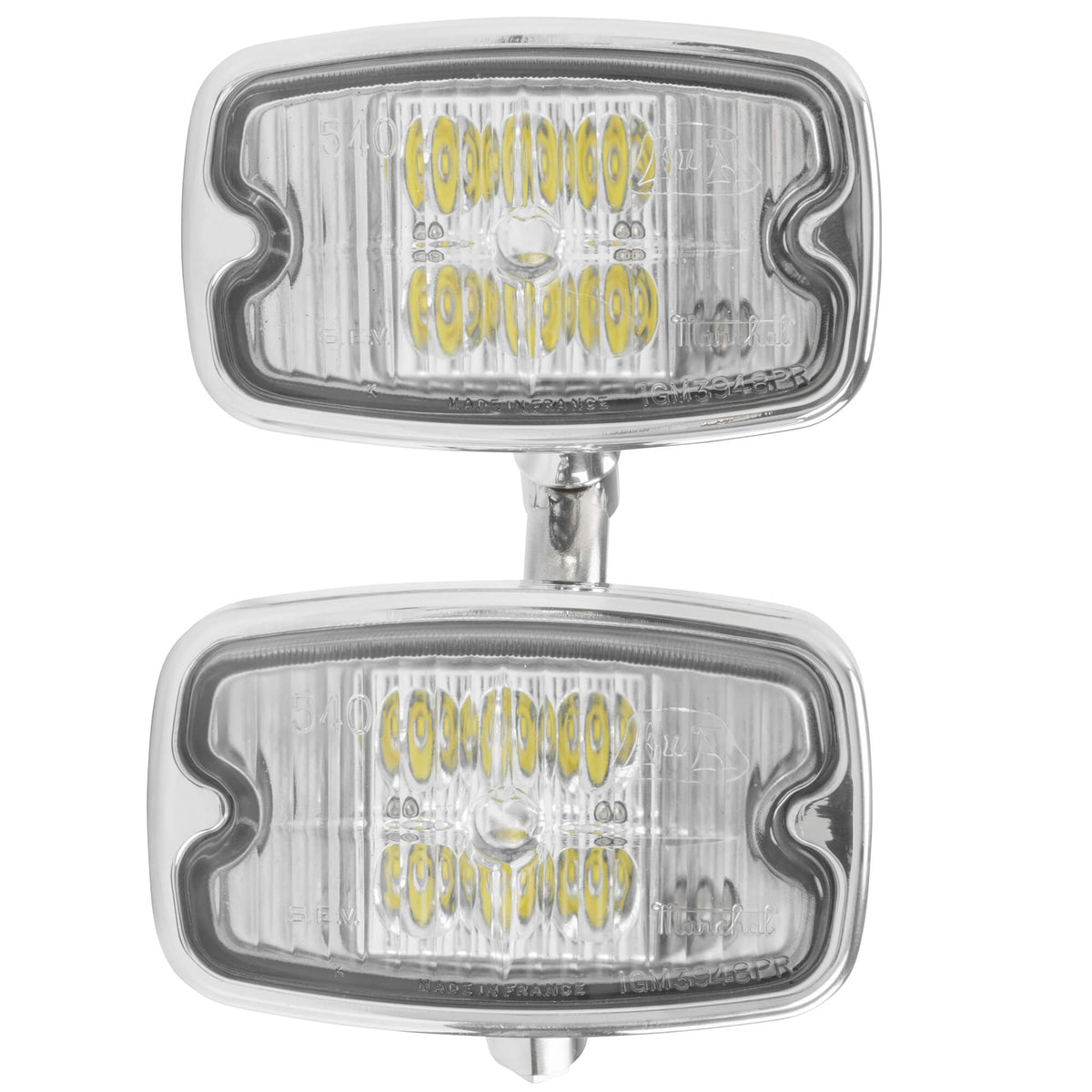 FNA Custom Cycle Dual Headlight Mount - Short - Stainless Steel ...