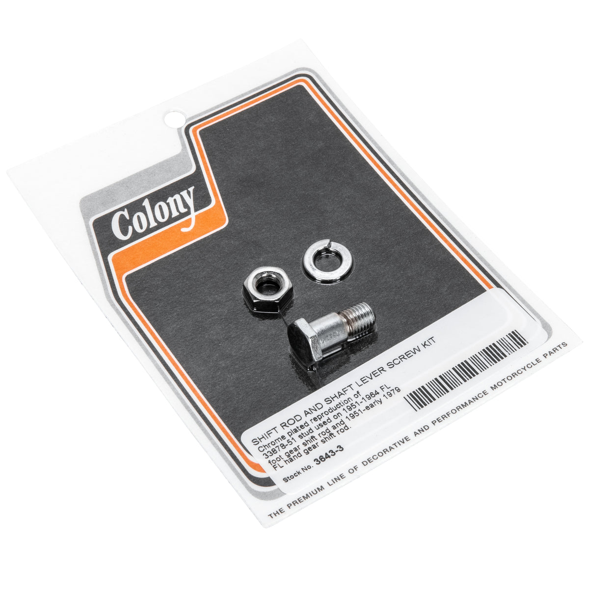 Colony Machine #3643-3 Shift Rod Stud 1951-E1979 Harley-Davidson FL ...