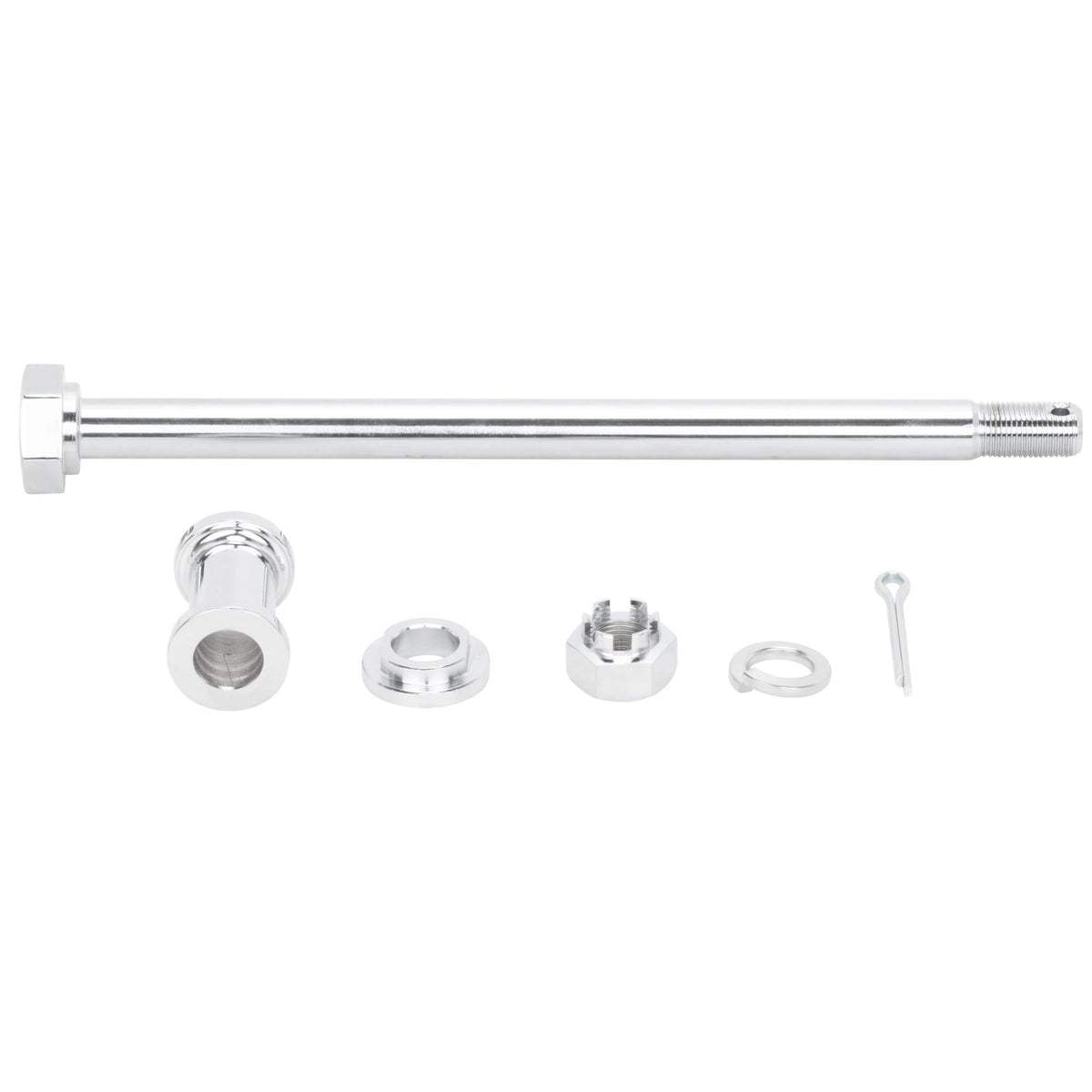 Cycle Standard Chrome Rear Axle Kit 1952-1978 Harley-Davidson Sportster ...