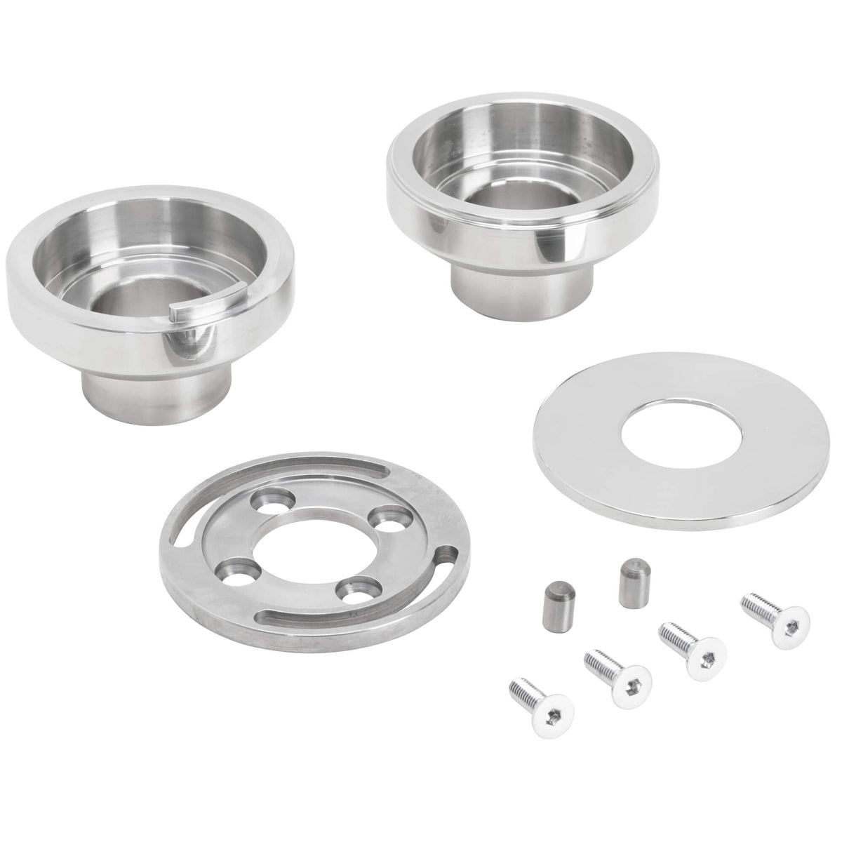 Smooth Stainless Steel Hidden / Internal Fork Stop Kit 1949-1987 Harle ...