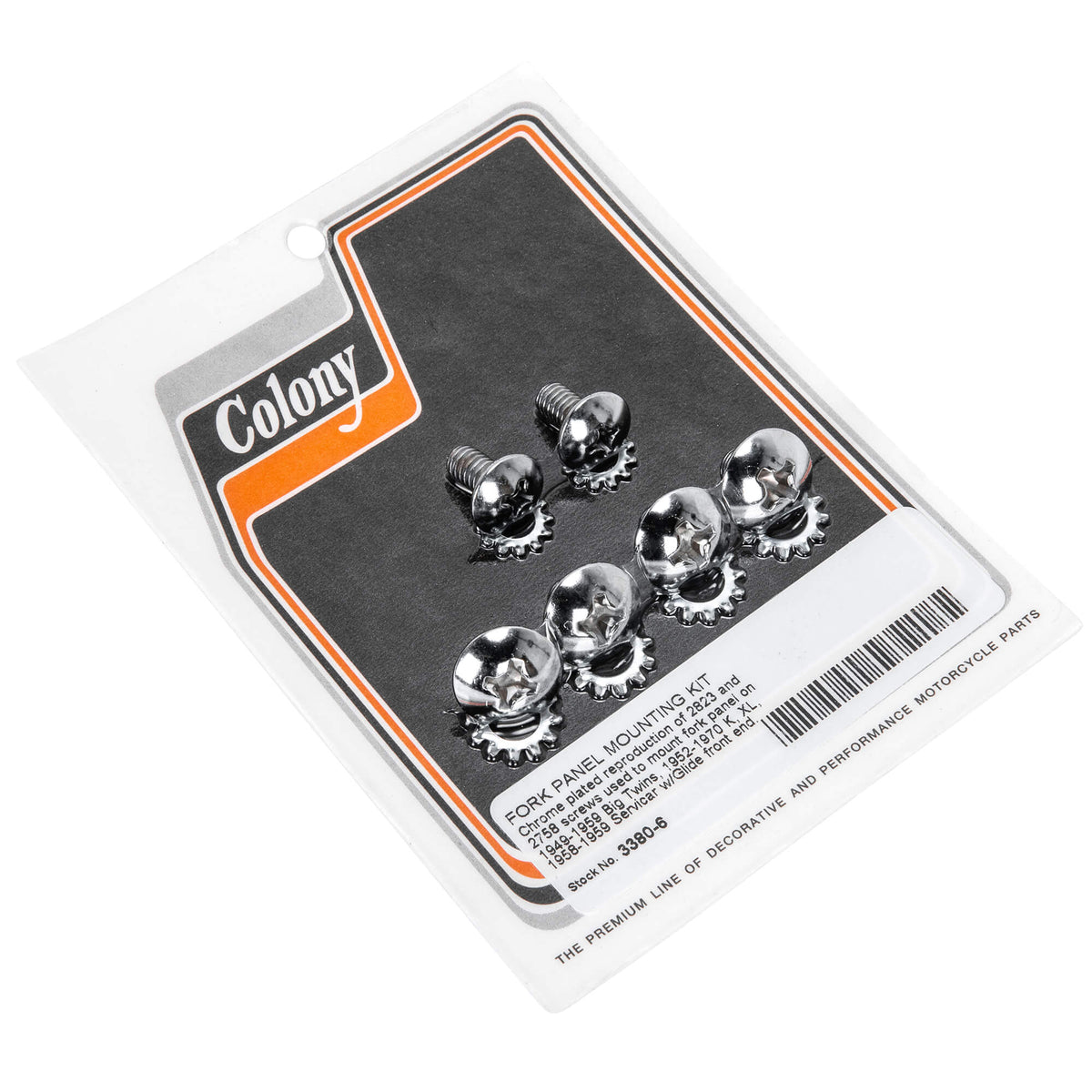 Colony Machine #3380-6 Fork Panel Mounting Kit 1949-1970 Harley ...