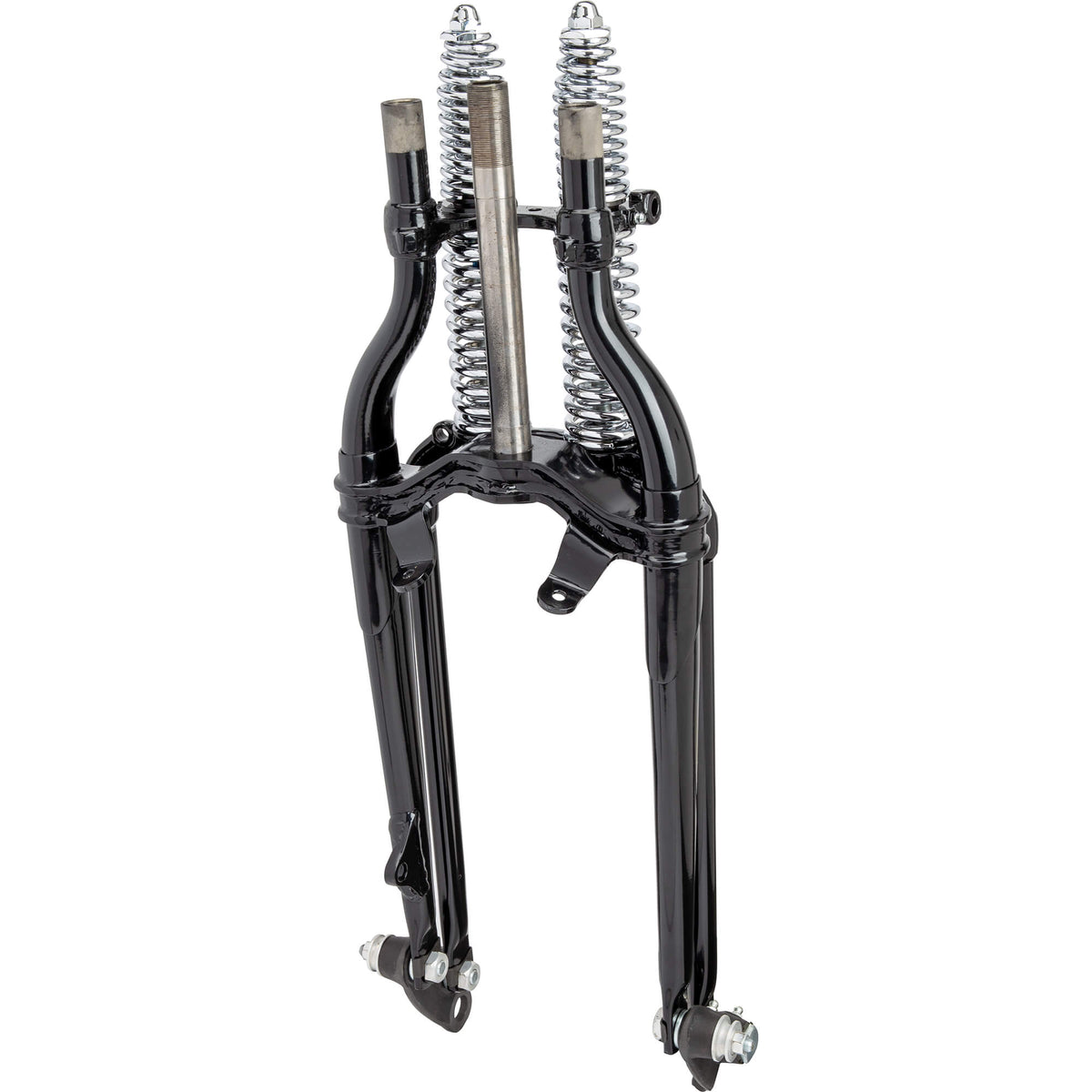 Samwel Supplies Classic Inline Springer Front Fork - Black/Chrome ...