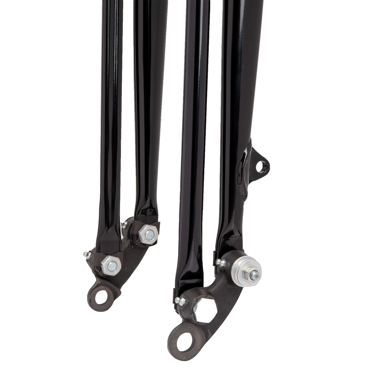Samwel Supplies Classic Inline Springer Front Fork - Black/Chrome ...