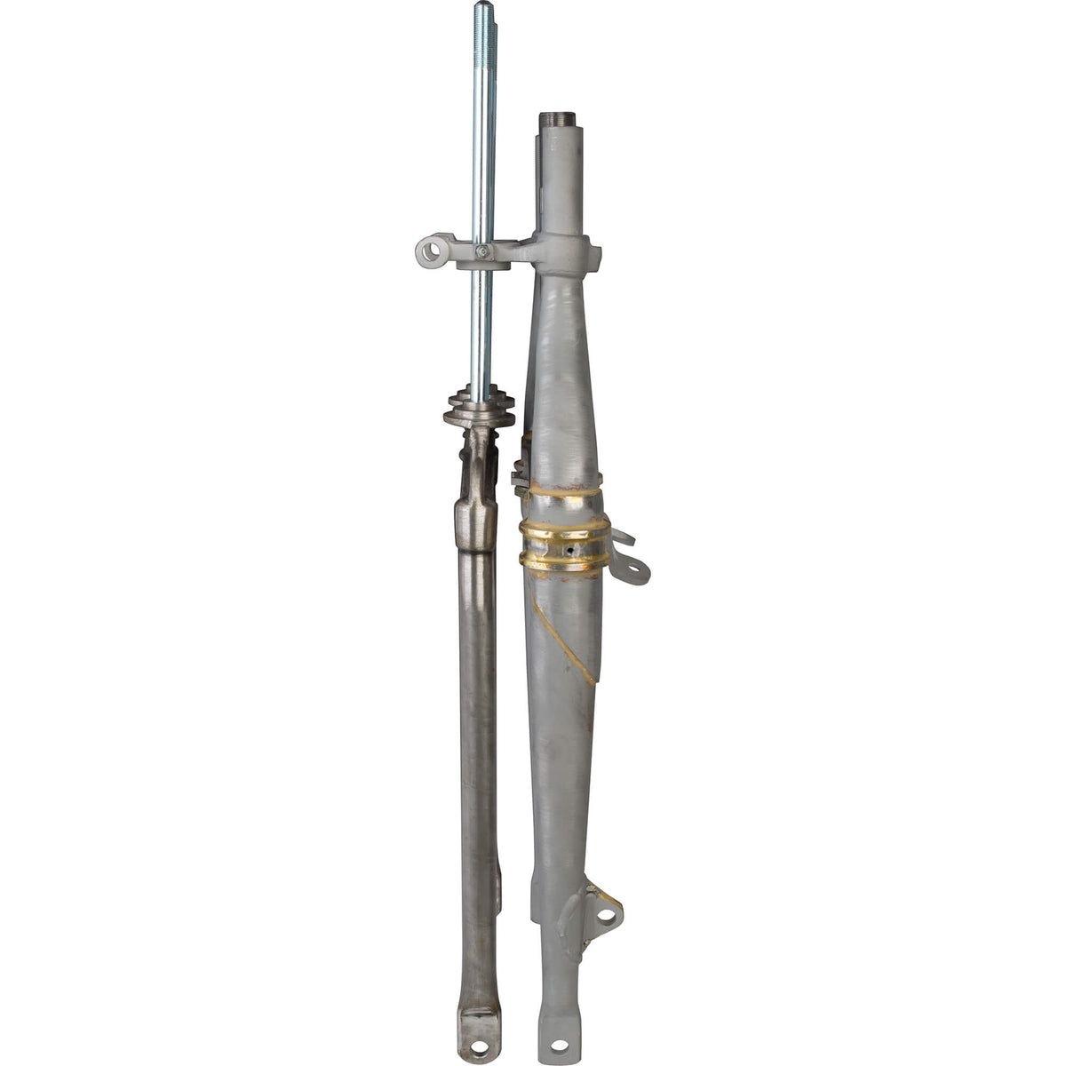 Samwel Supplies Classic Inline Springer Front Fork - Bare Steel/Chrome ...