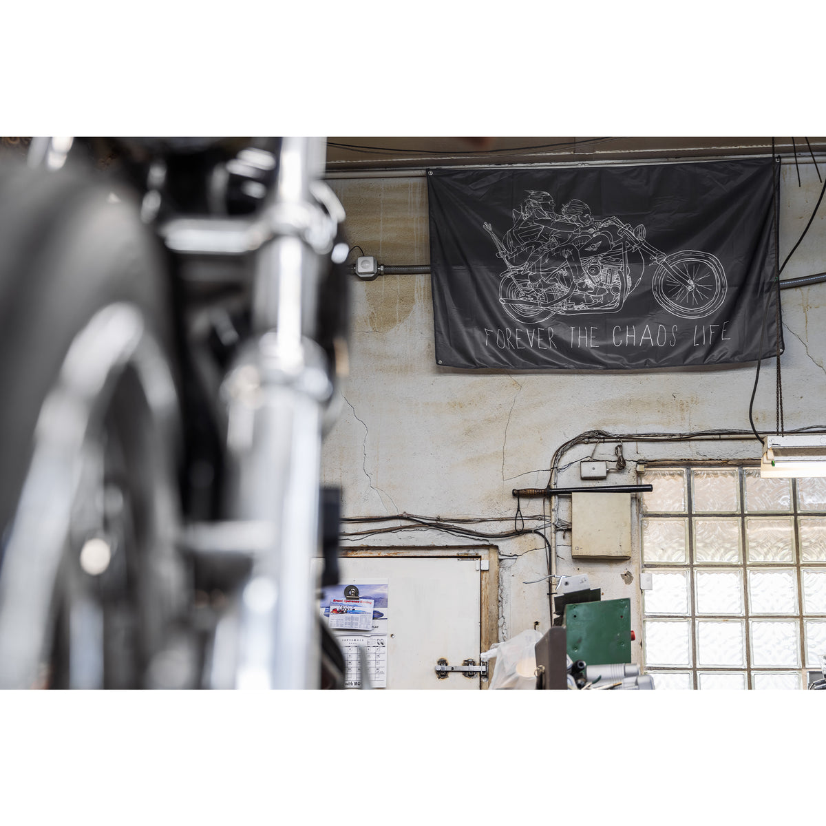 Forever The Chaos Life Live Your Life - Banner / Flag – Lowbrow Customs