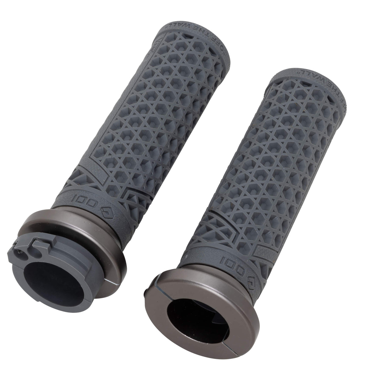 ODI Vans V-Twin Lock-On Cable Throttle Grips by ODI - Graphite/Gunmetal ...