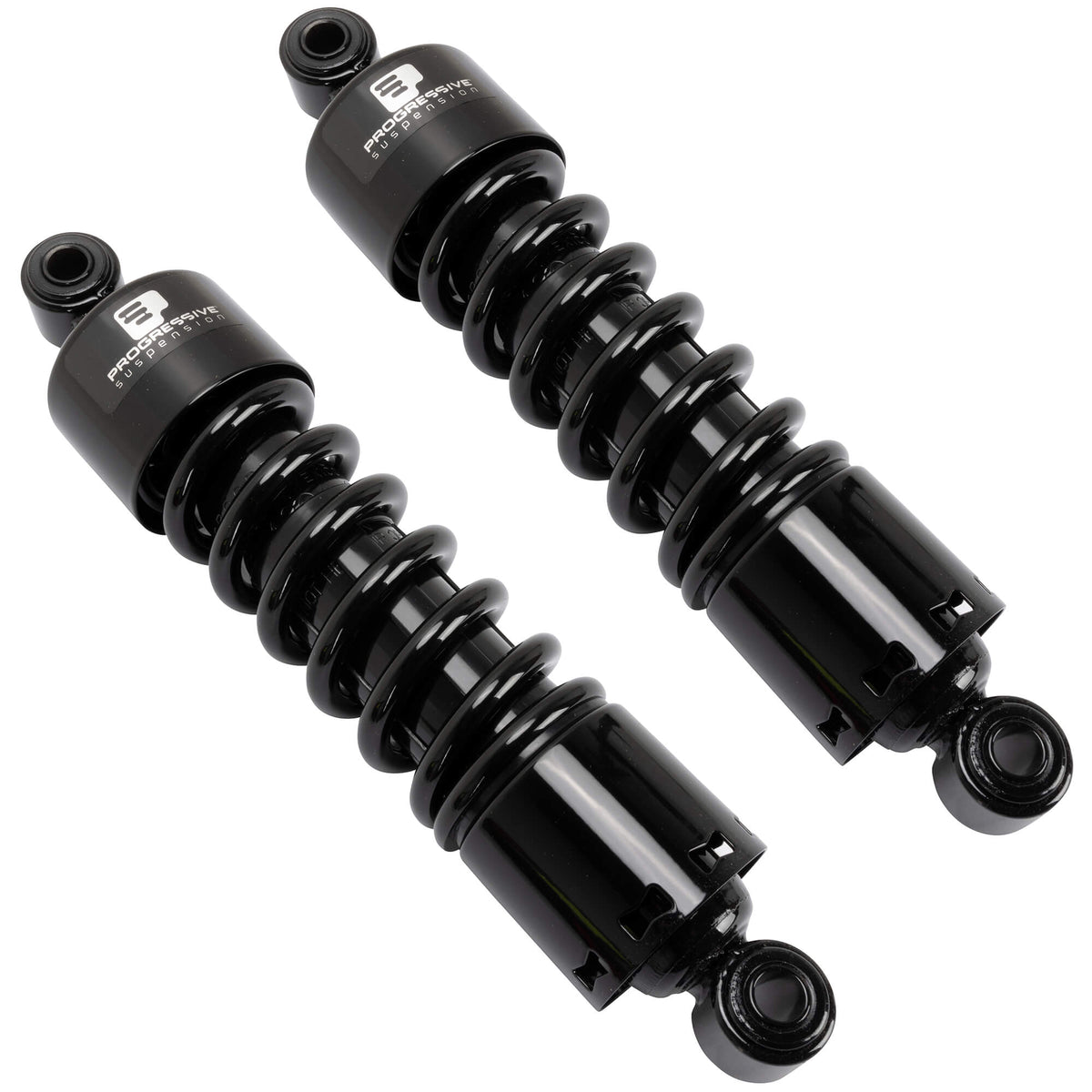 Progressive Suspension 412 Series 12" Shocks Black With Short Covers ...