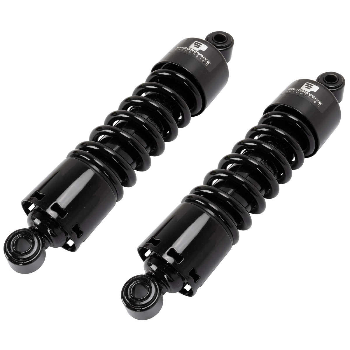 Progressive Suspension 412 Series 12" Shocks Black With Short Covers ...