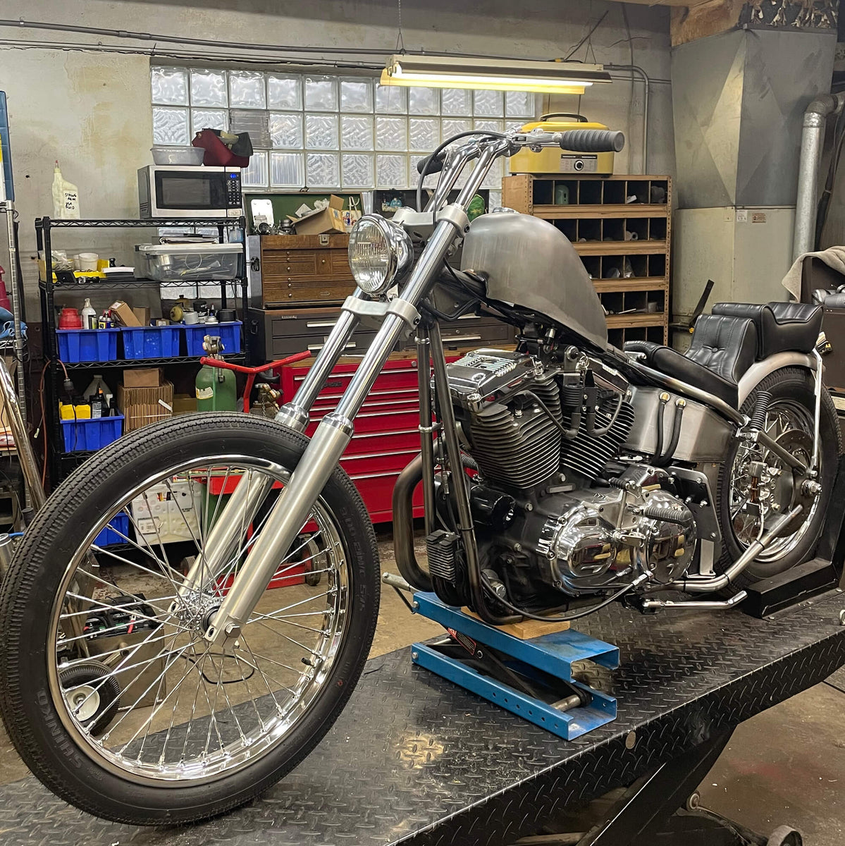 Cycle Standard 8-1/2 inch Pullback Handlebar Riser Set - Chrome ...