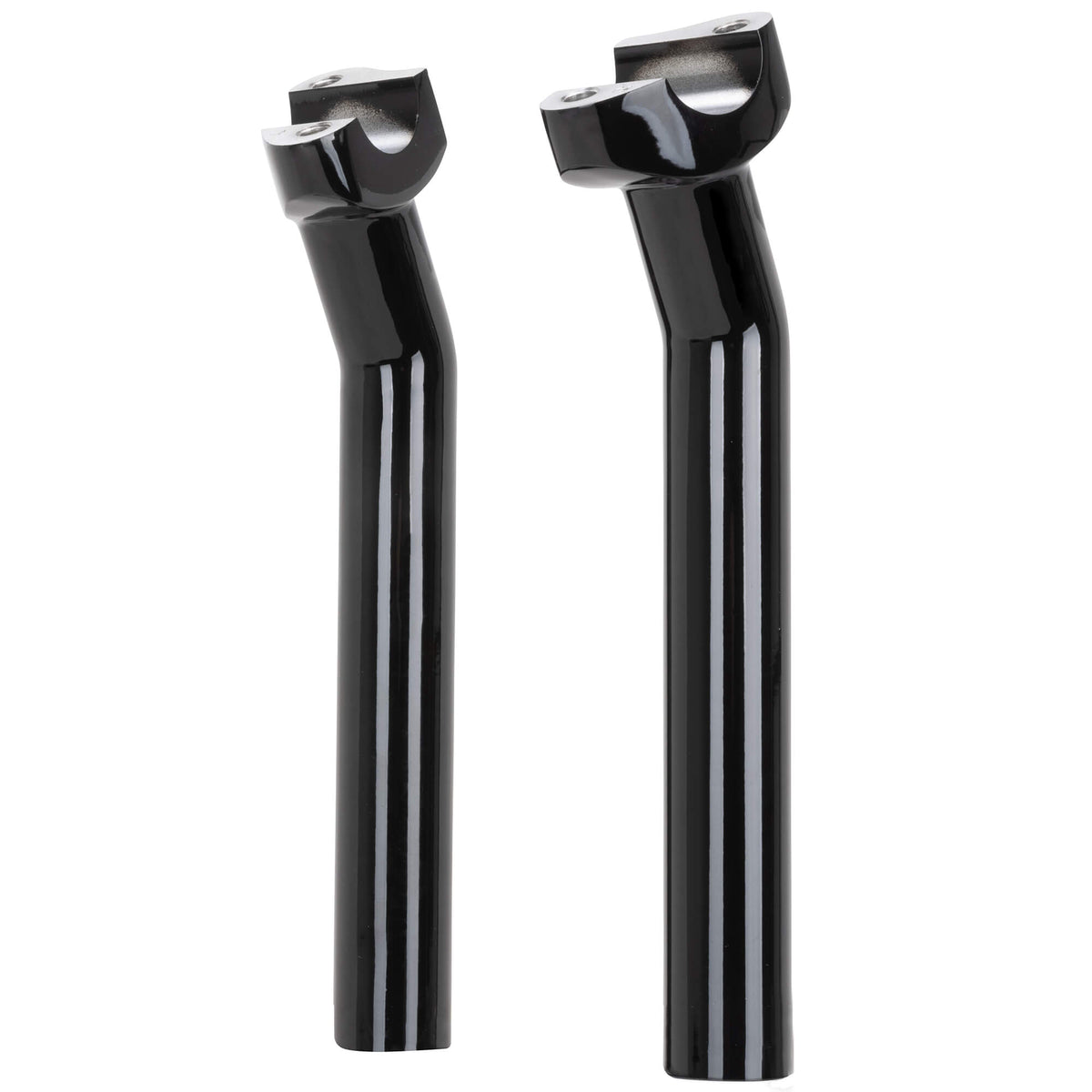Cycle Standard 8-1/2 inch Pullback Handlebar Riser Set - Black ...