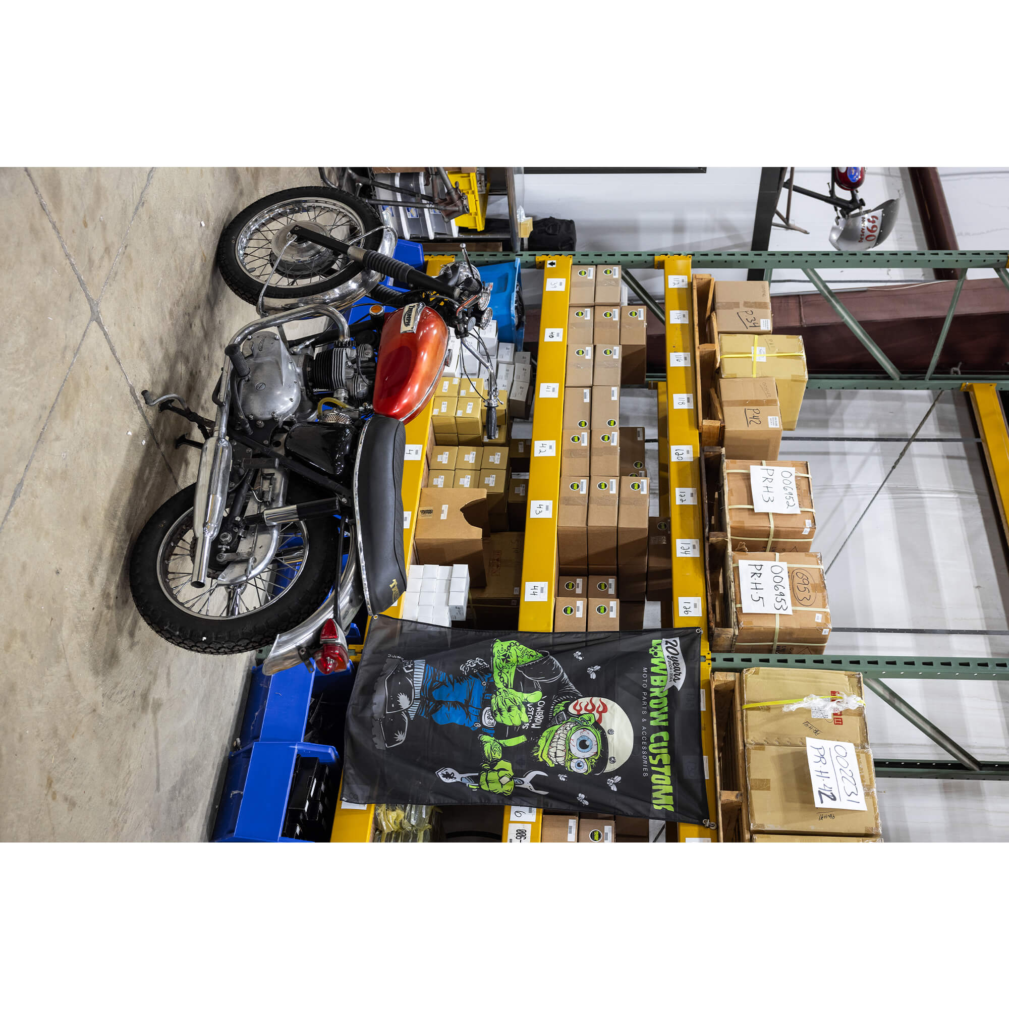 Lowbrow Customs Weirdo 20th Anniversary Flag