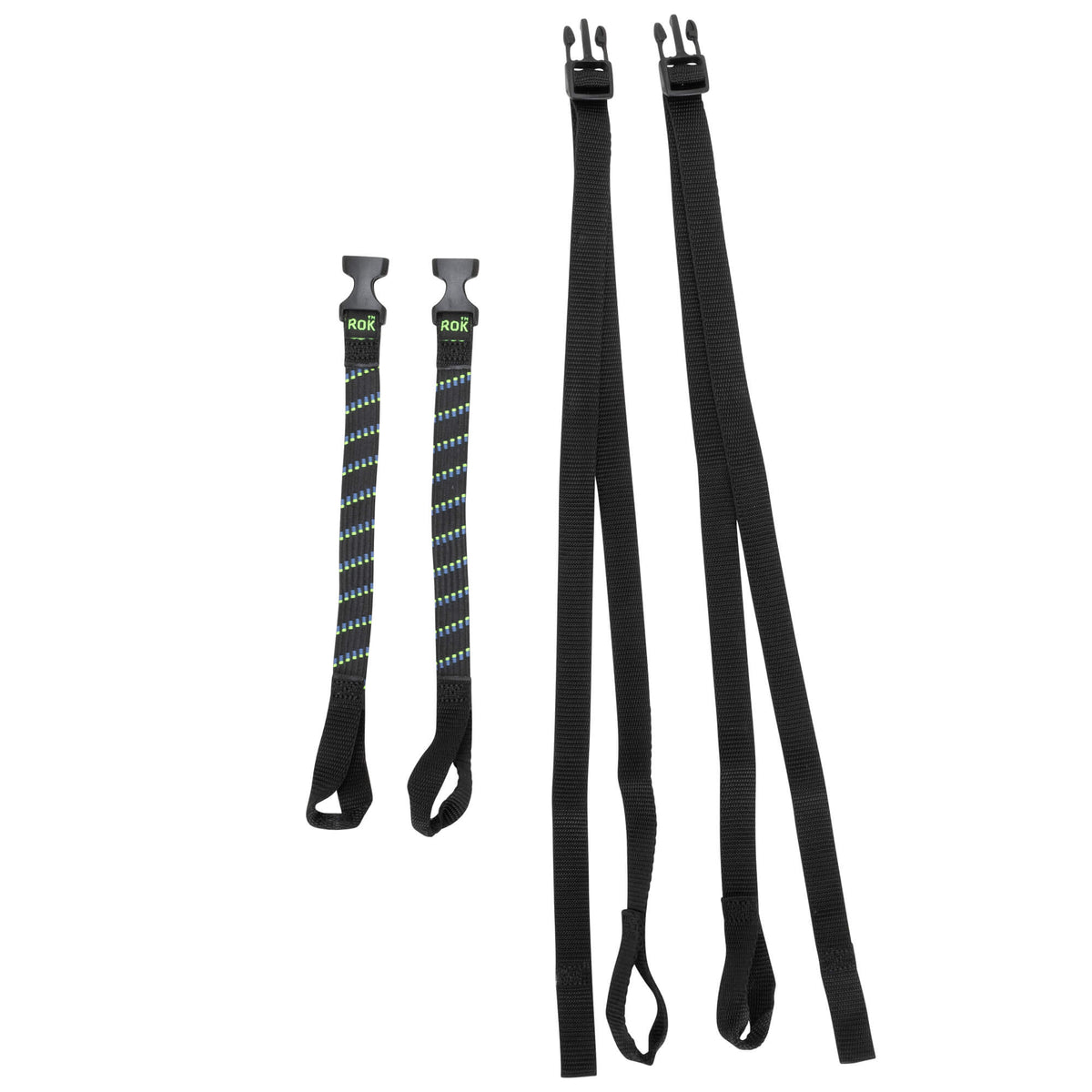 ROK Straps The Ultimate Adjustable Cargo Straps Twin Pack - 12"-42" x 5 ...