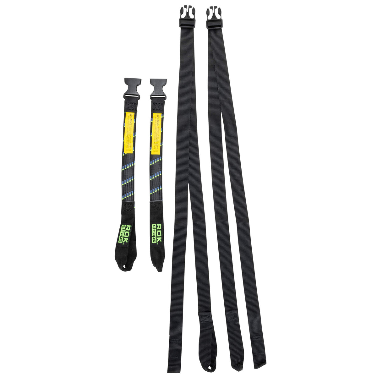 ROK Straps The Ultimate Adjustable Cargo Straps Twin Pack - 18"-60" x 1 ...