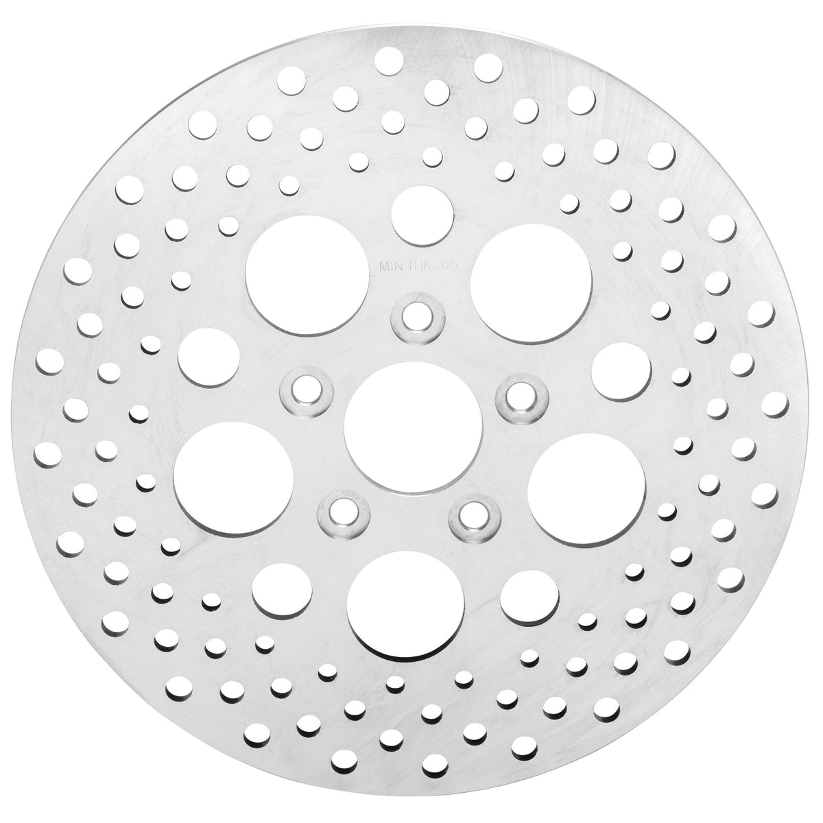 Cycle Standard Drilled Stainless Steel Brake Rotor - 11.5 inches - Rear ...