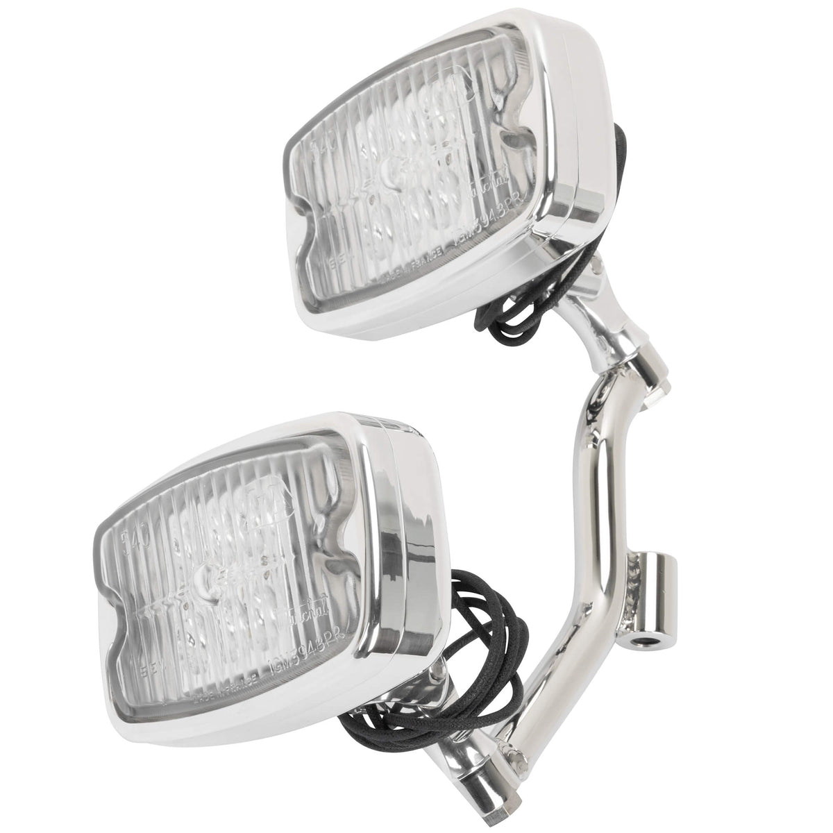 FNA Custom Cycle Dual Headlight Mount - Long - Stainless Steel ...
