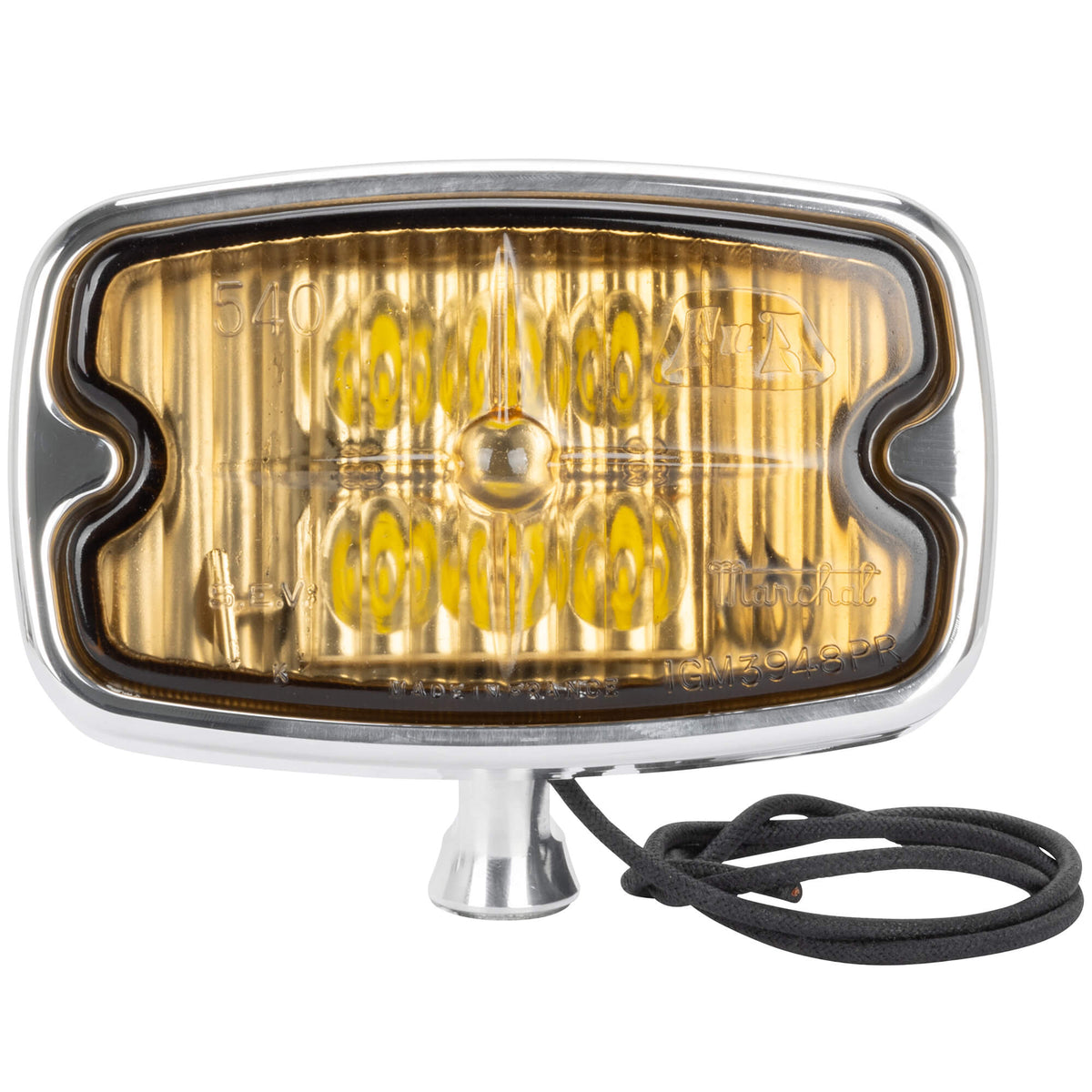FNA Custom Cycle FNA Mini Far-E Headlight - Amber Lens – Lowbrow Customs