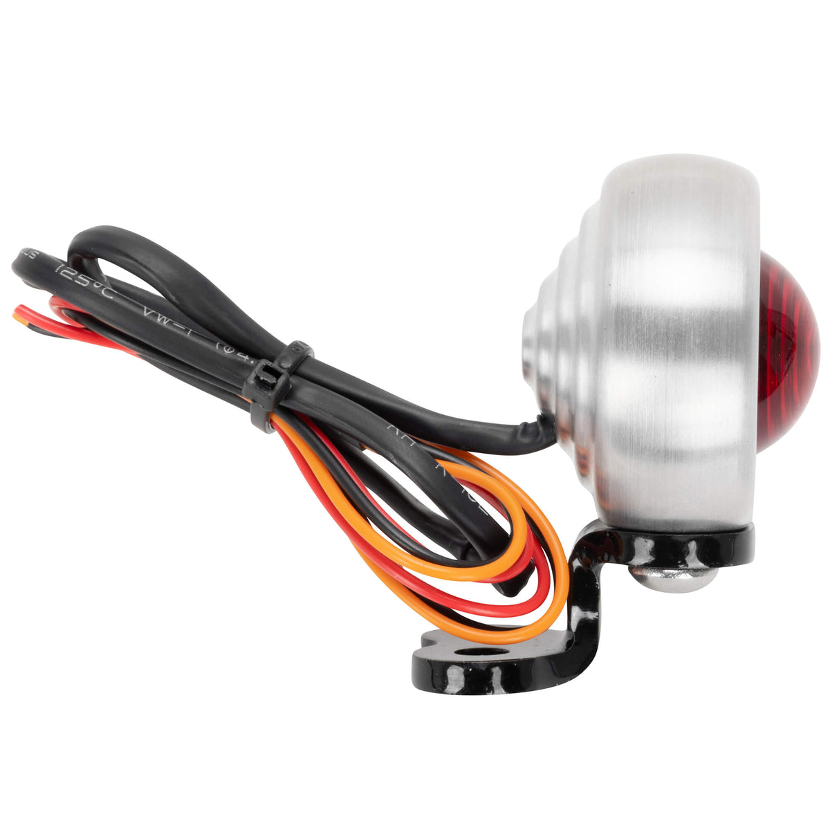 Prism Supply Co. Ripple Tail Light - Brushed Aluminum – Lowbrow Customs