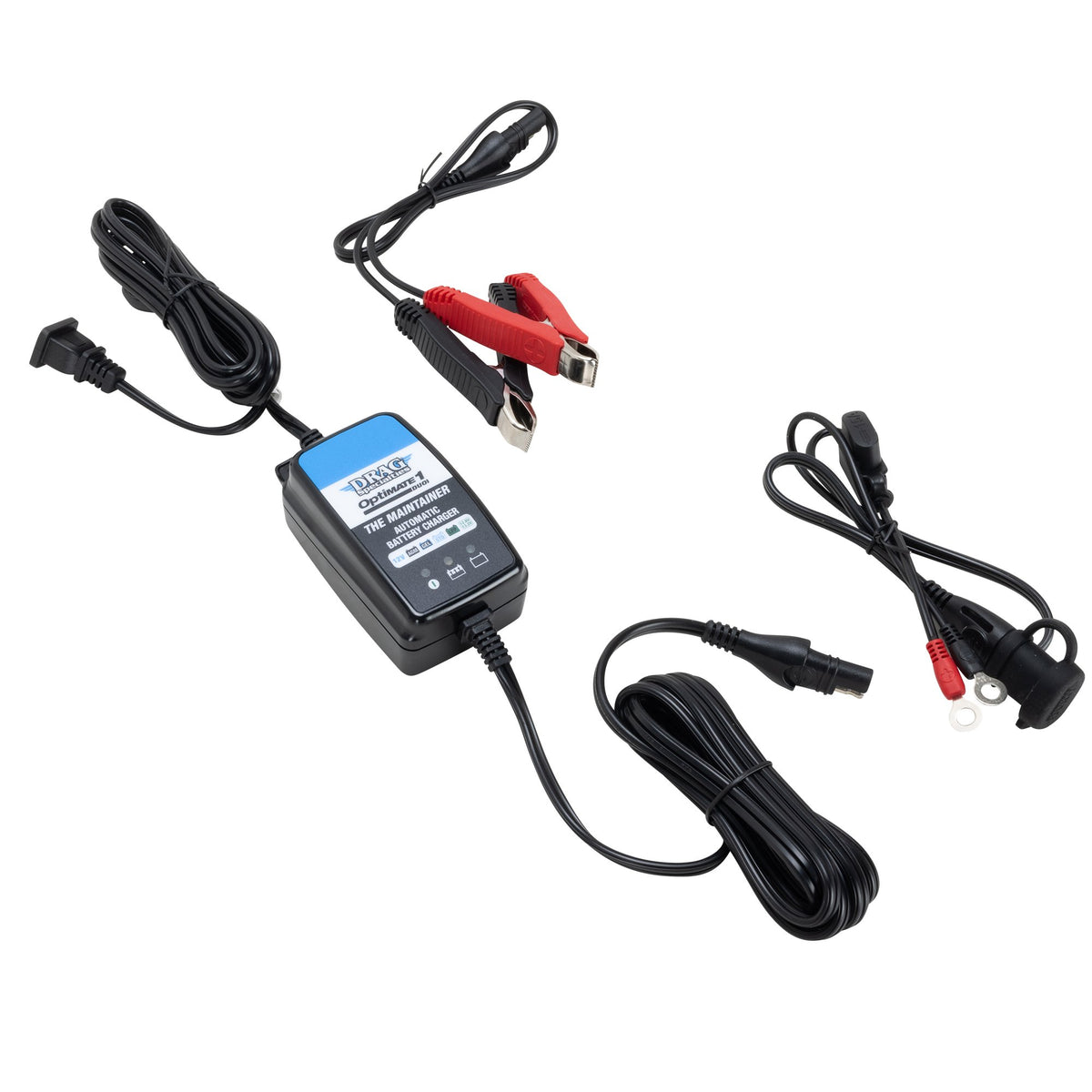 Drag Specialties Optimate 1 Duo Battery Tender .6 Amp/12V for Lead Acid ...