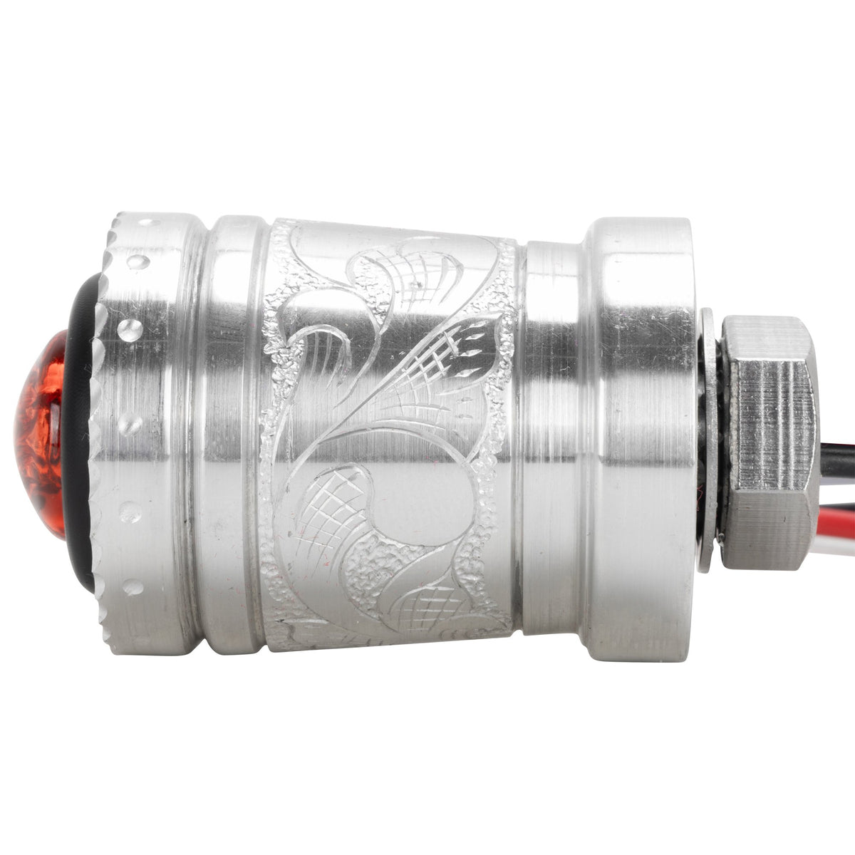 MVKustoms Hand Engraved Tail Light - Aluminum – Lowbrow Customs