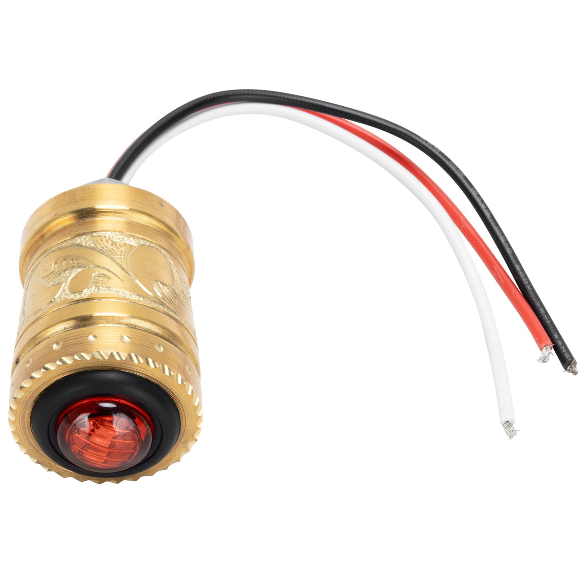 MVKustoms Hand Engraved Tail Light - Brass – Lowbrow Customs