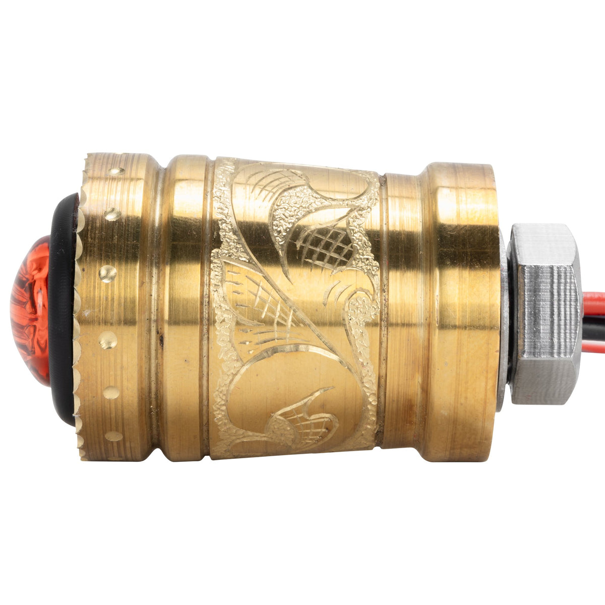 MVKustoms Hand Engraved Tail Light - Brass – Lowbrow Customs