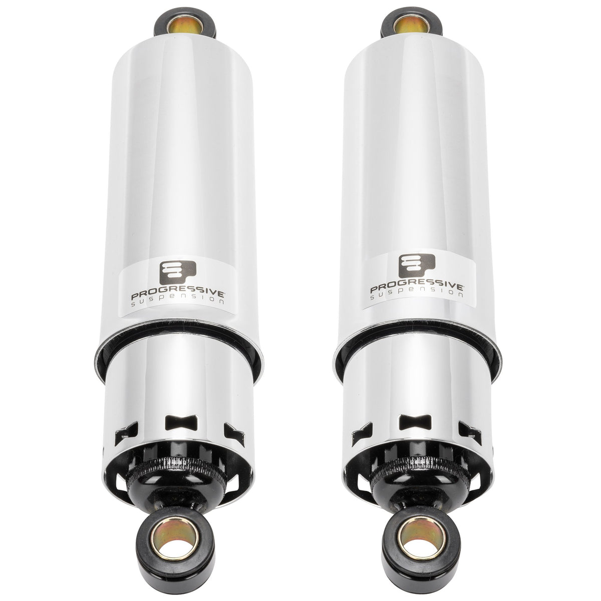 Progressive Suspension 412 Series 11" Chrome Shocks - Full Cover 2004 ...