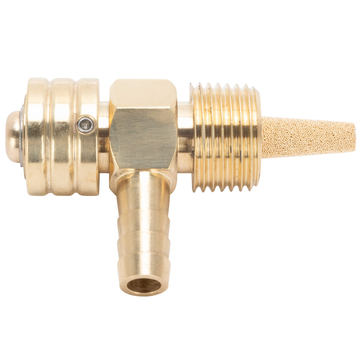 Prism Supply Co. 3/8" NPT 90 Degree Petcock - Brass – Lowbrow Customs