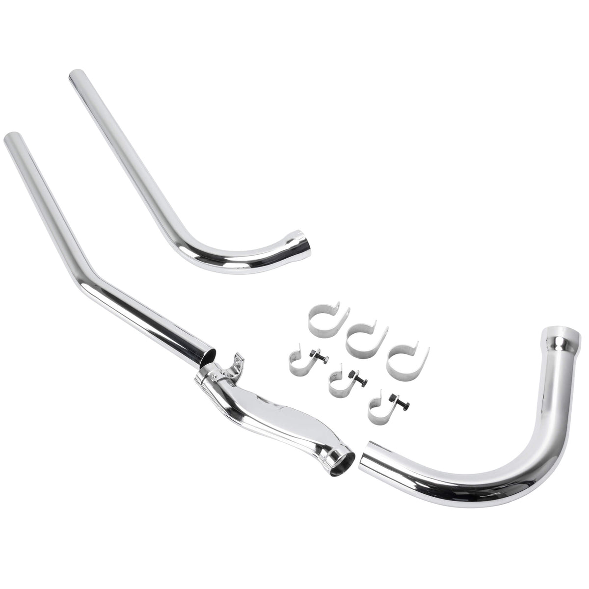 The Gasbox Upswept Exhaust Pipe Set for 1948-1965 Harley-Davidson ...