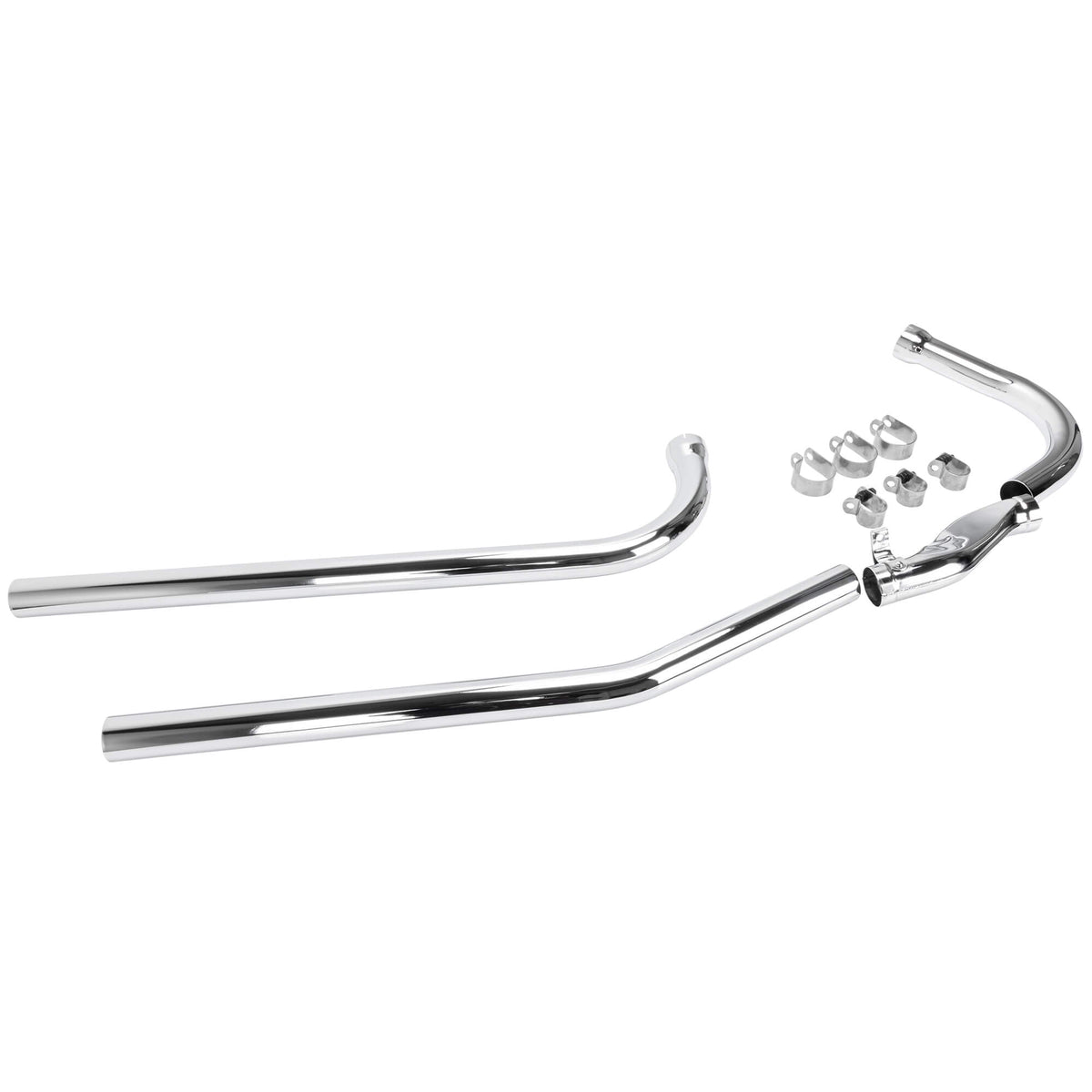 The Gasbox Upswept Exhaust Pipe Set for 1948-1965 Harley-Davidson ...
