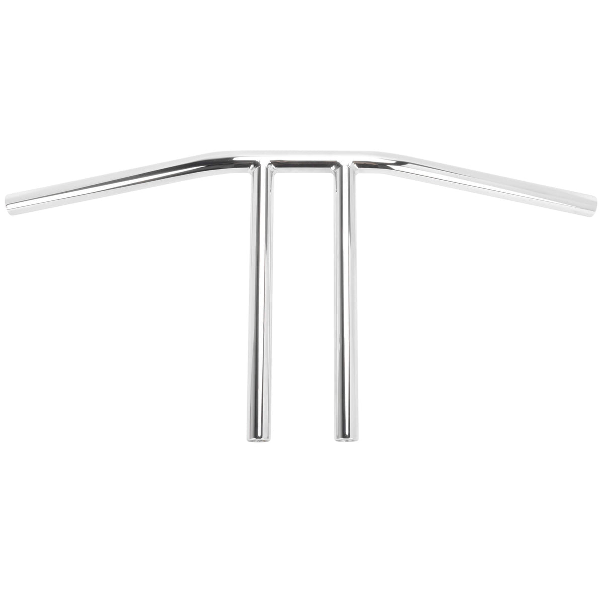 Lowbrow Customs T-Bars Handlebars - 12 inch Rise - 1 inch Diameter - Chrome