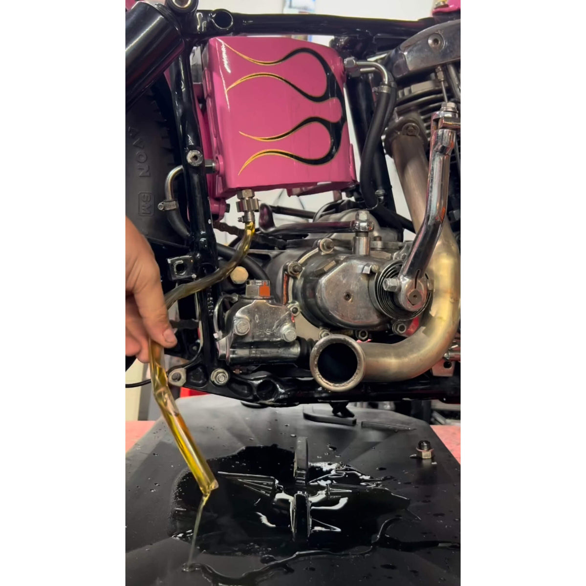 Hawg Supply No Mess Oil Drain Valve For Harley-Davidson 5/8-18 thread ...