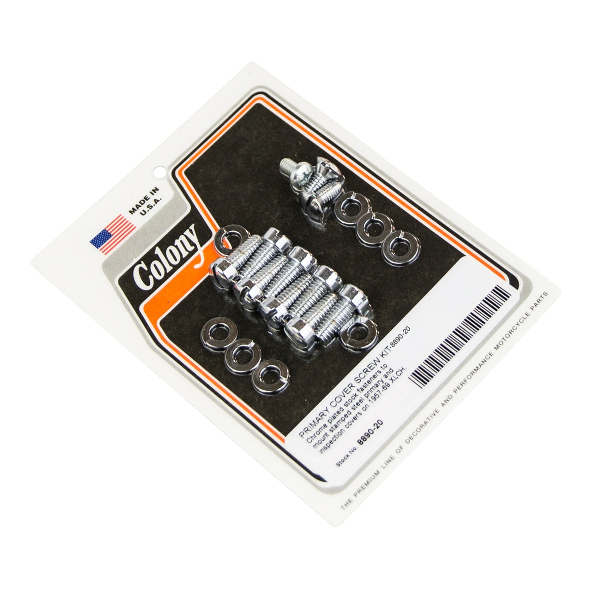 Colony Machine #8890-20 Primary Cover Screw Kit 1957-1969 Harley ...