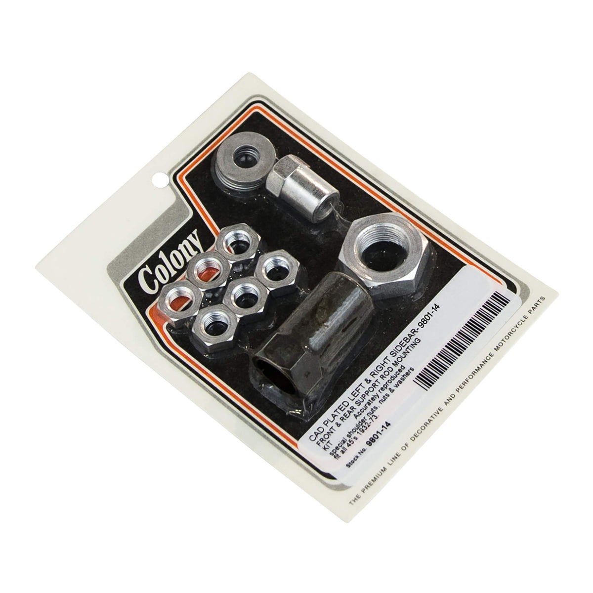 Colony Machine #9801-14 Front & Rear Support Rod Mounting Kit 1932-1973 ...