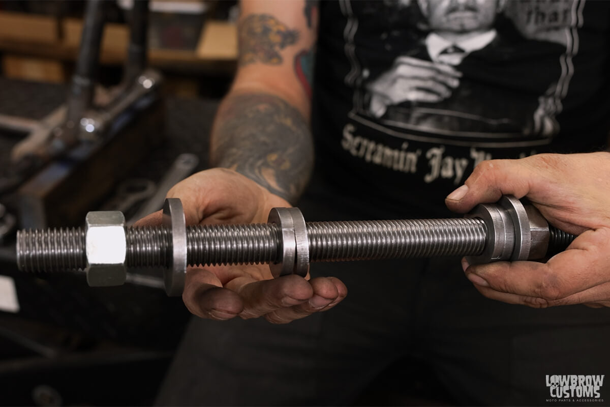 Lowbrow Customs Motorcycle Neck Cup & Bearing Race Installer Tool