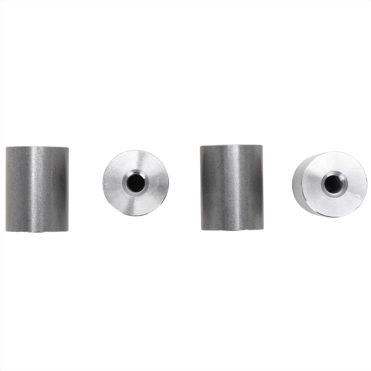 Lowbrow Customs Threaded Steel Bungs 1 inch long - 1/4-20 thread - 4 pack