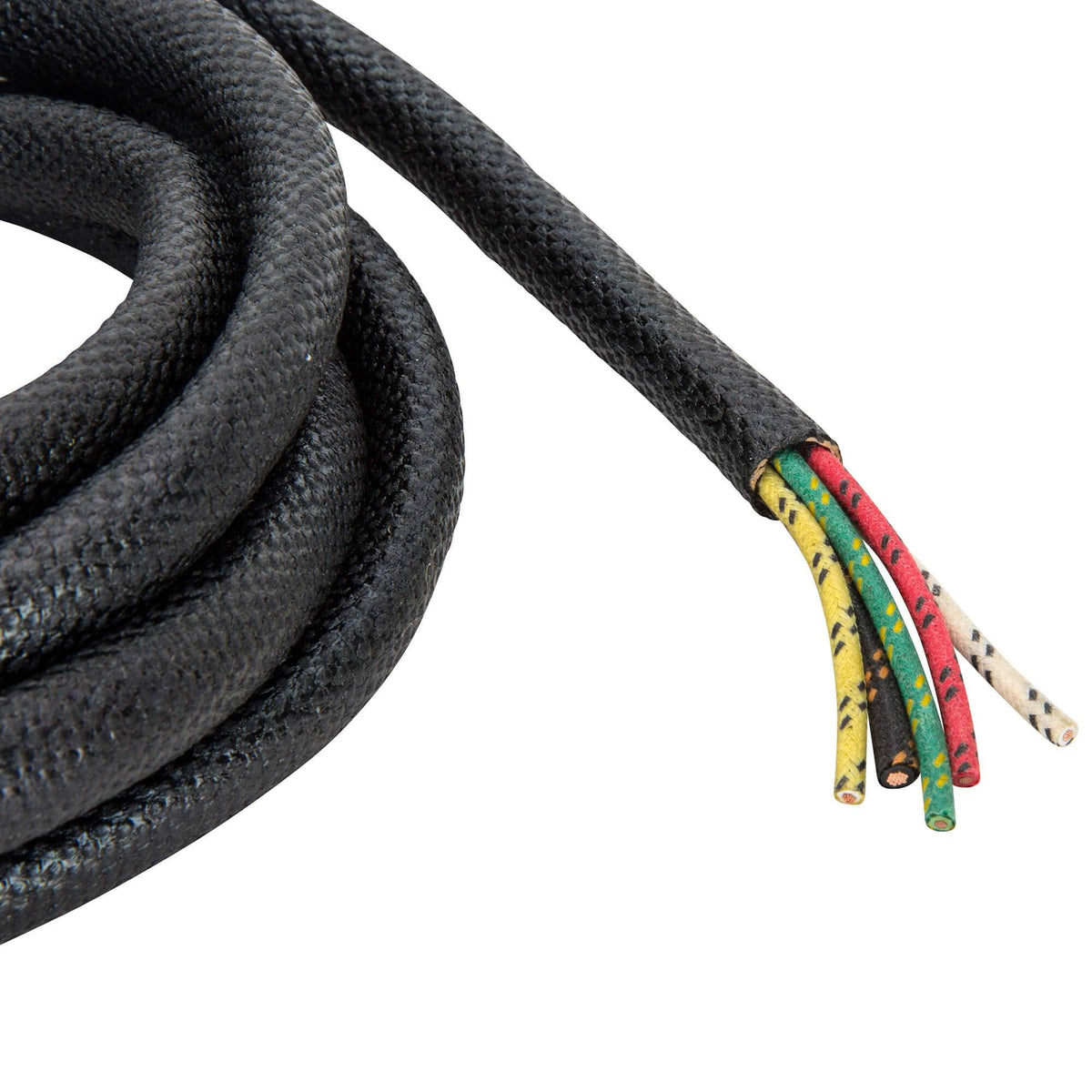 Asphalt Wire Loom - 3/8 Inch Diameter, 10-Foot Length for Wiring Prote ...