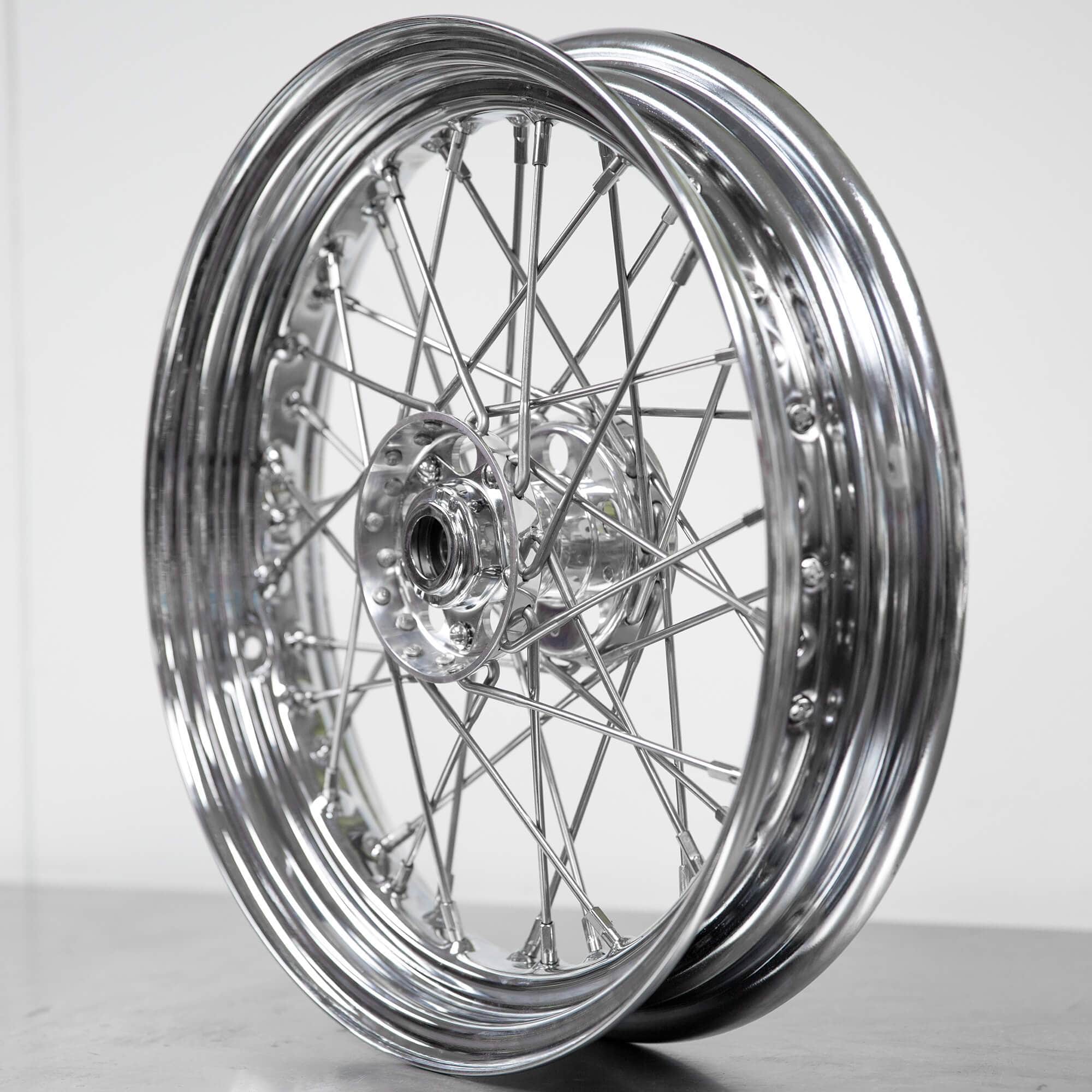 Mullins Chain Drive Richmond Spool Hub - Polished – Lowbrow Customs