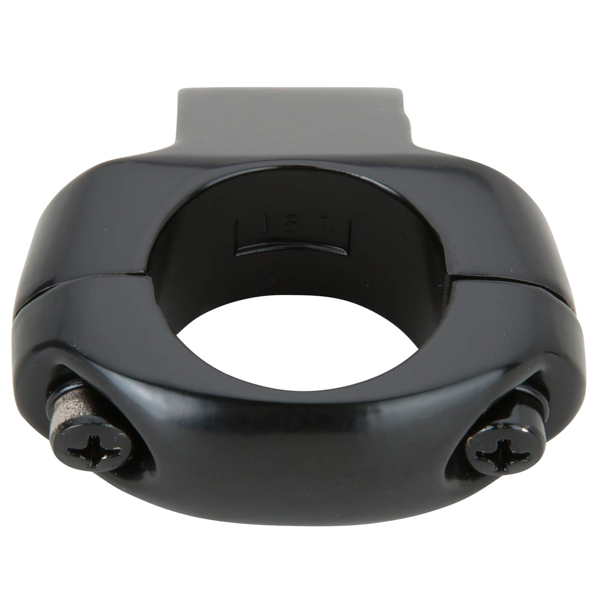 Cycle Standard Motorcycle Mirror Clamp - Black - for 1 inch Handlebars ...